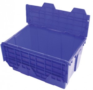 Caja De Plástico Con Tapa De Bisagra Dm Plast