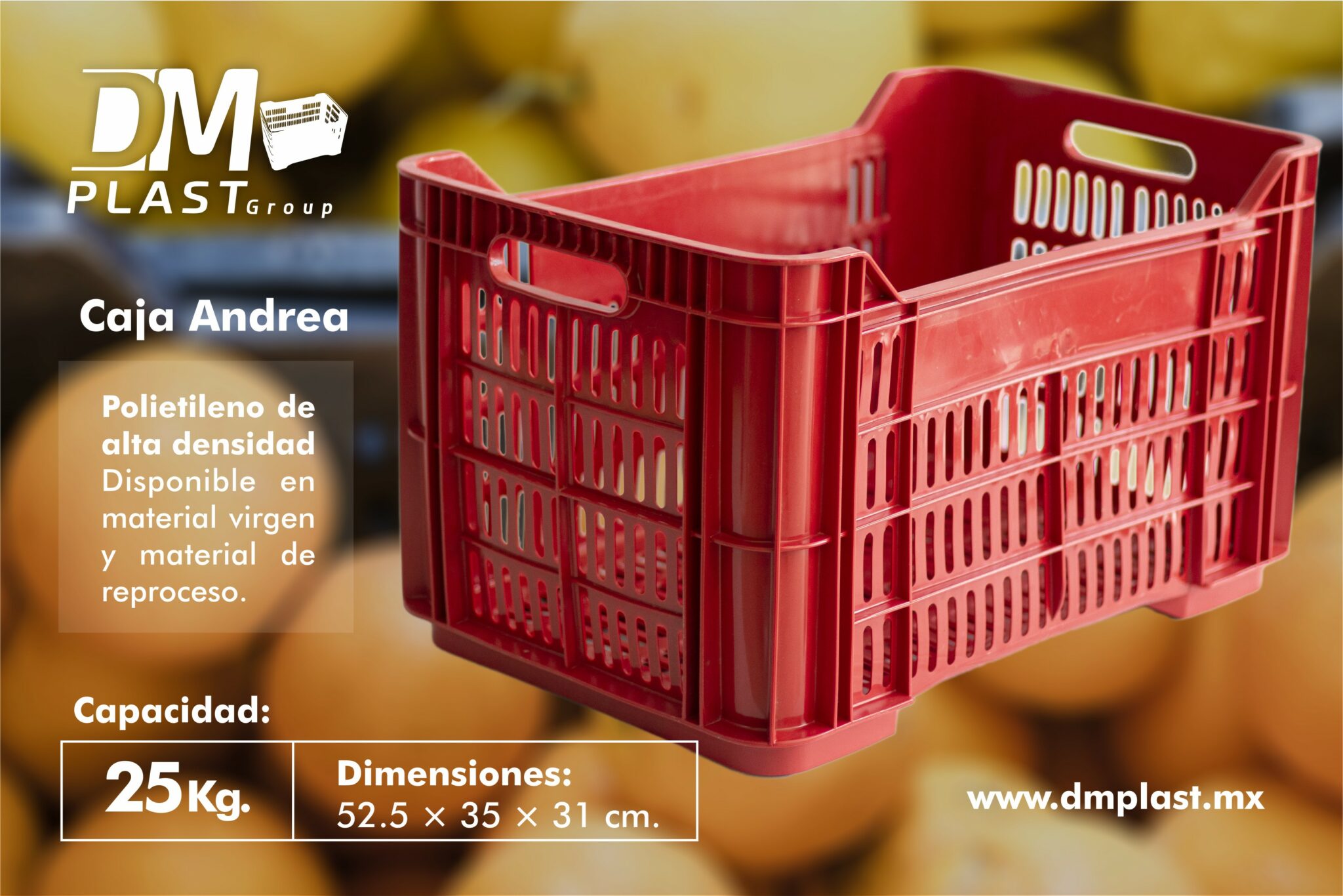 ¡Aprovecha las cajas Andrea para transporte de productos agrícolas ...