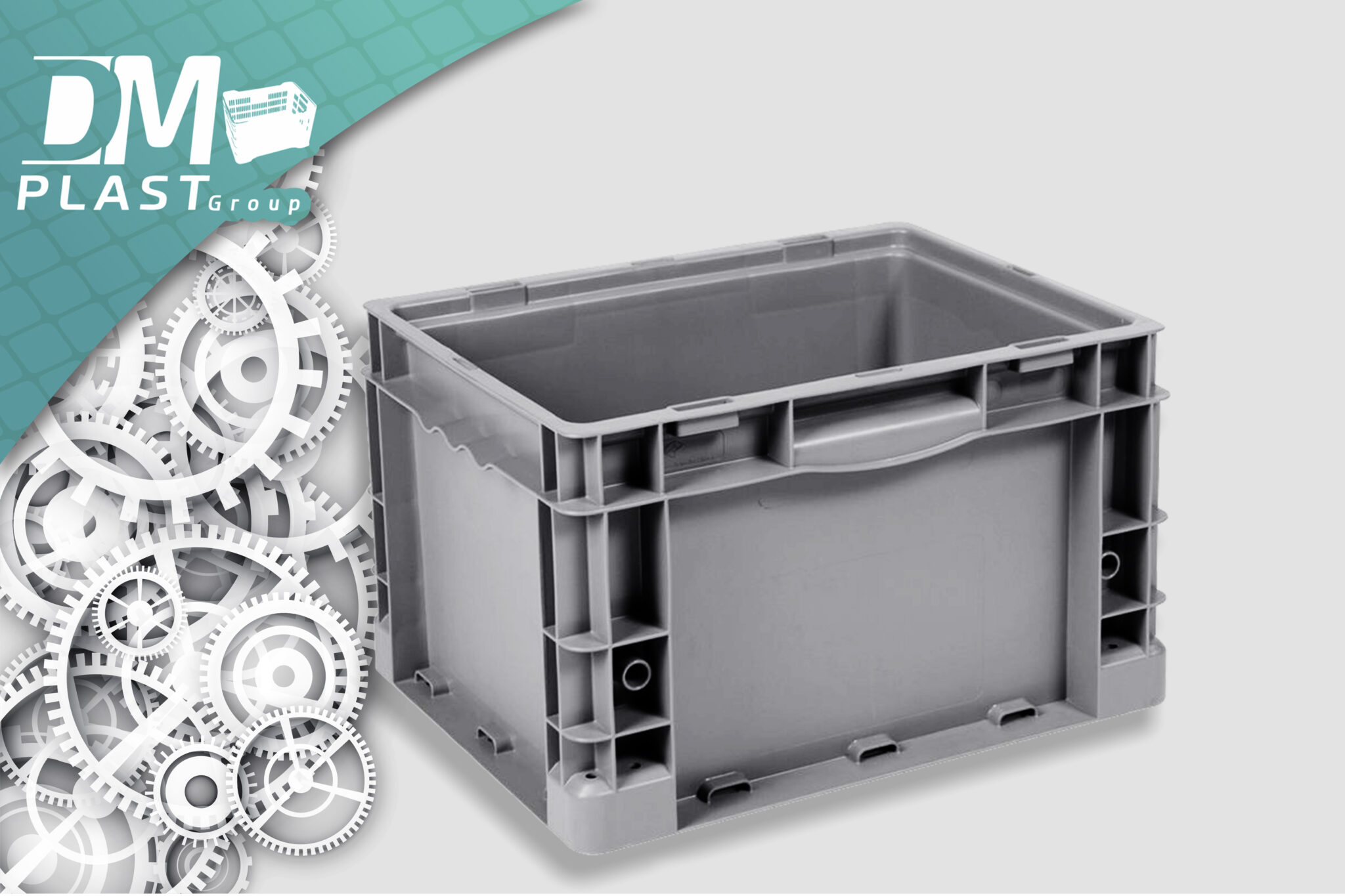 ¡Cajas Plásticas Industriales para transporte y almacenamiento de ...