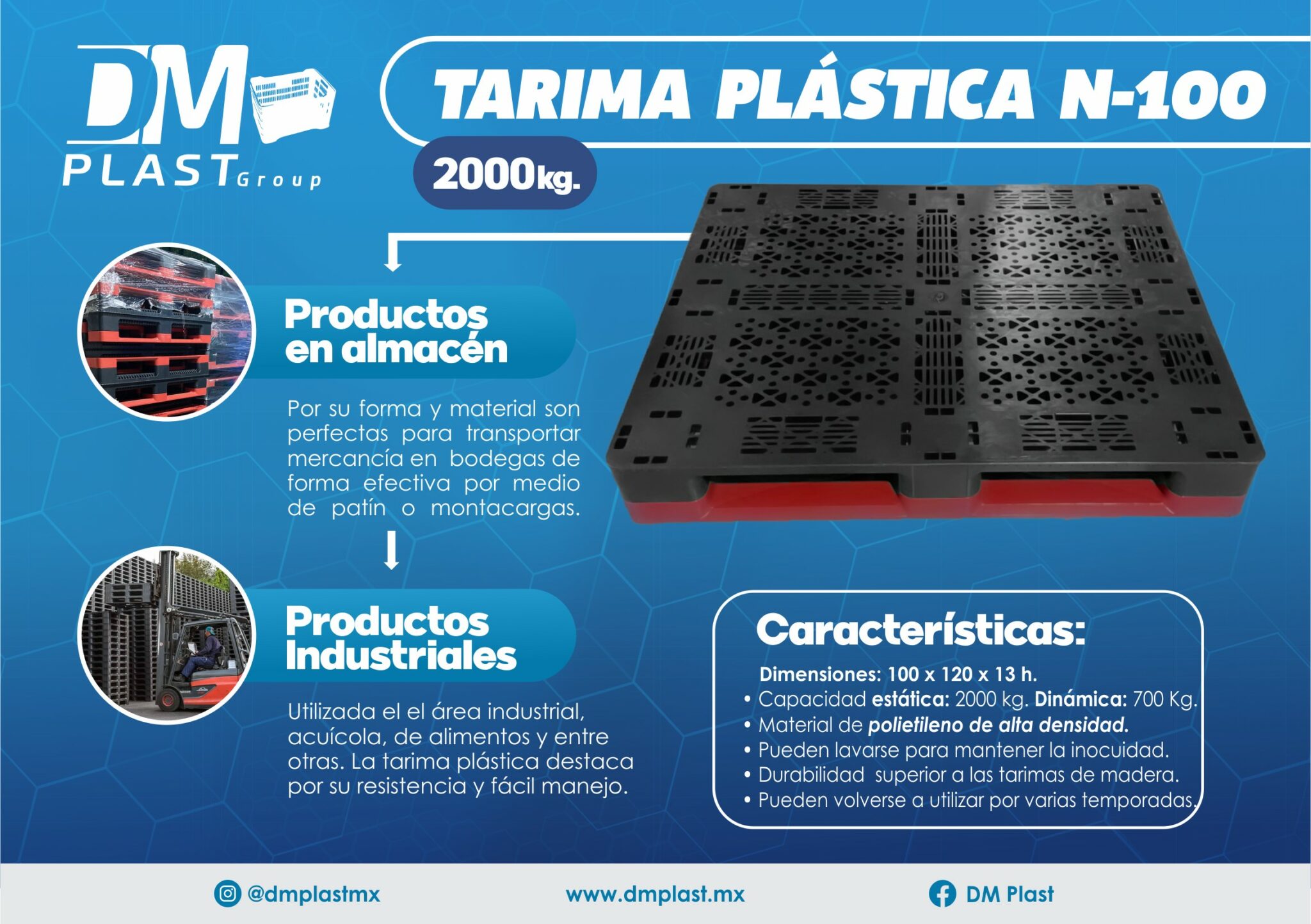 ¡Utiliza las tarimas para el transporte y almacenamiento de productos ...